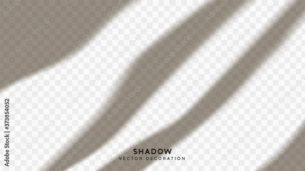 Shadow overlay. Effect light transparent shadow. Realistic creating ...