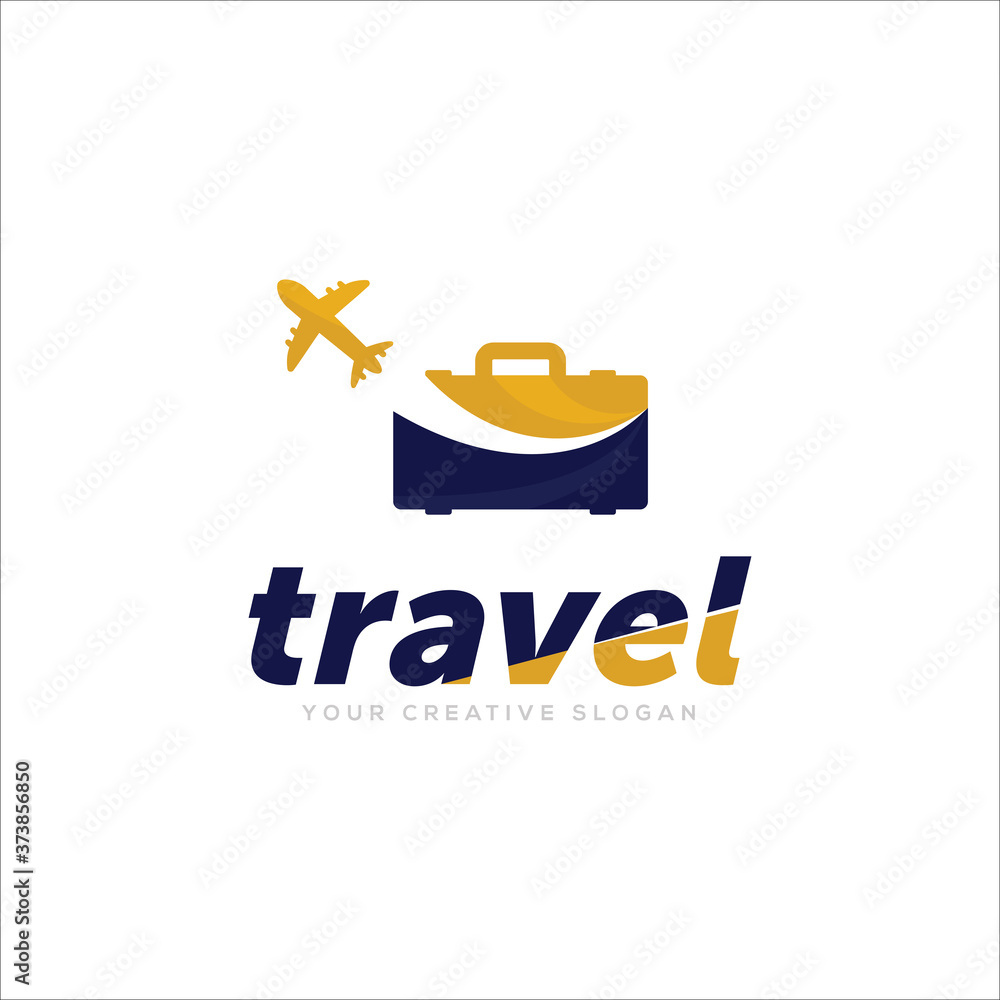 Travel Logo Design Vector Inspiration Stock Vector | Adobe Stock