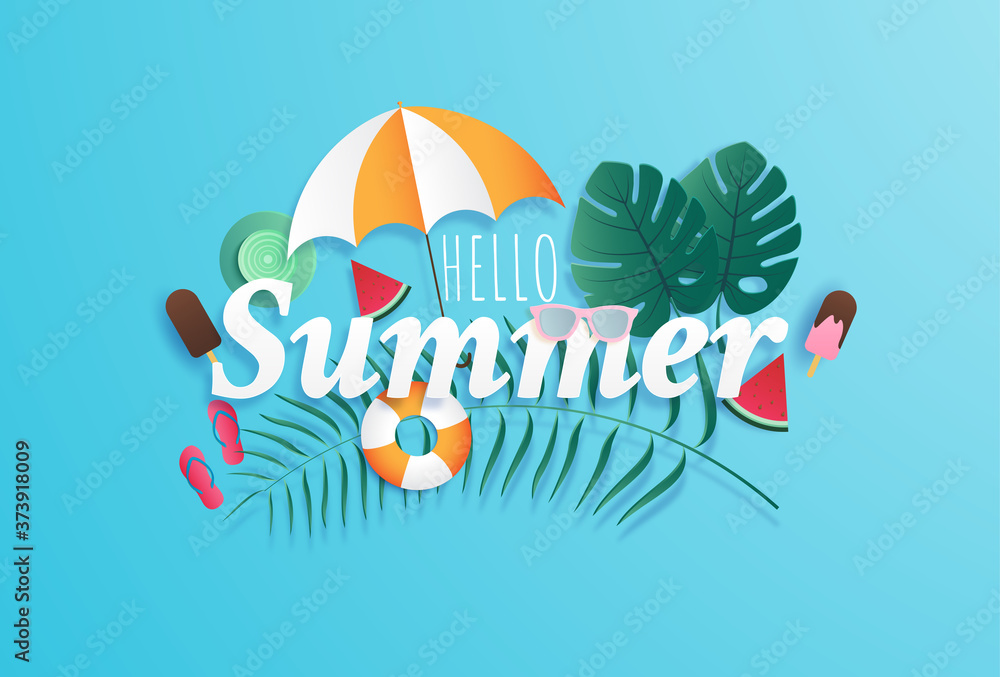 Spring Summer poster, banner vector illustration and design for poster ...