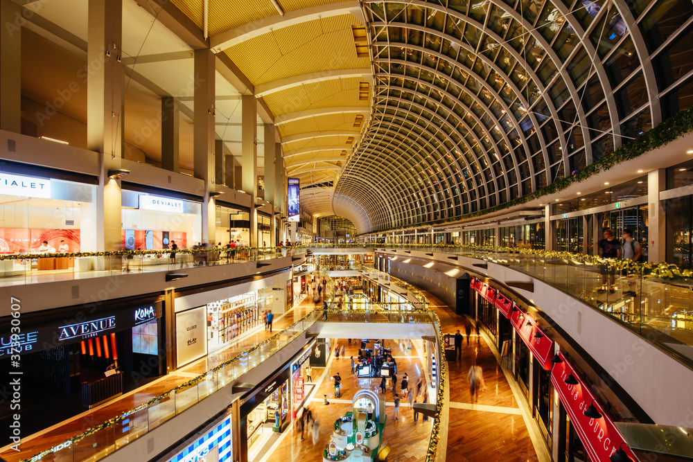 Marina Bay Sands Shopping Centre Stock Photo | Adobe Stock