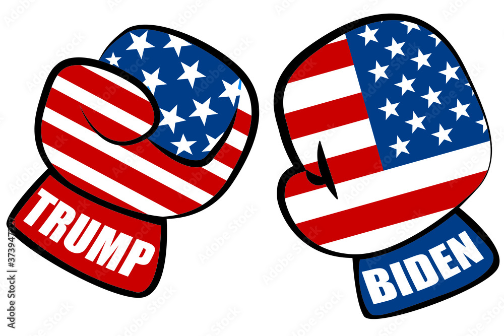 Biden and Trump battle for becoming president of USA United States of ...