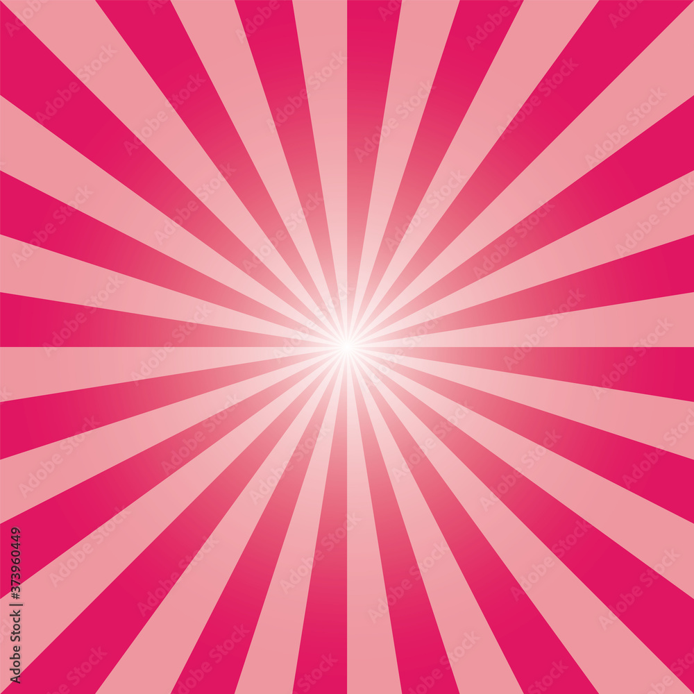 Sunburst recto background template. Rectangular recto backdrop. Sun ...