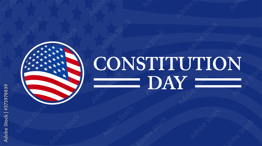 Constitution Day Background Illustration Stock Vector | Adobe Stock
