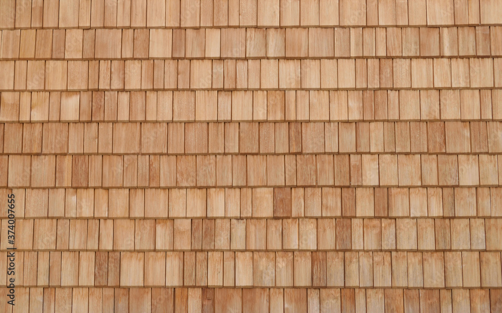 Abstract Wood Texture close up. Cedar Shingles For Background With ...