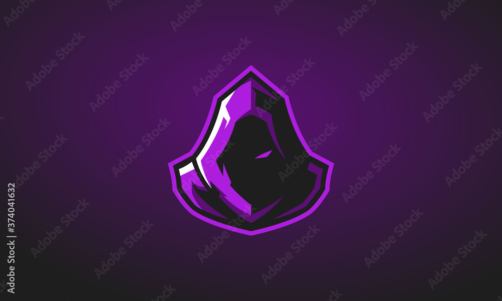 Ghost Esports Logo Vector Templates Stock Vector | Adobe Stock