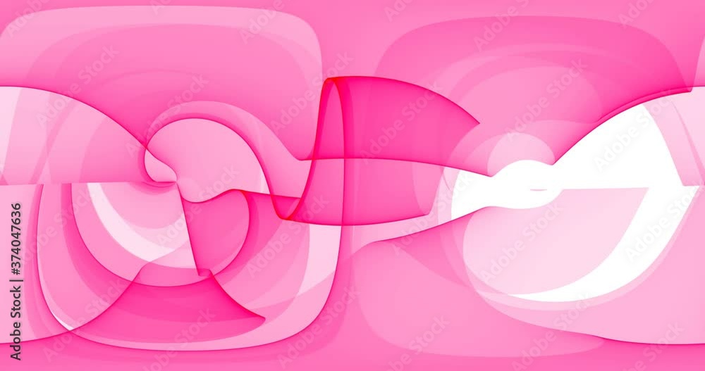 4k 3D animation of rows of colorful pink stripes. The motion background ...