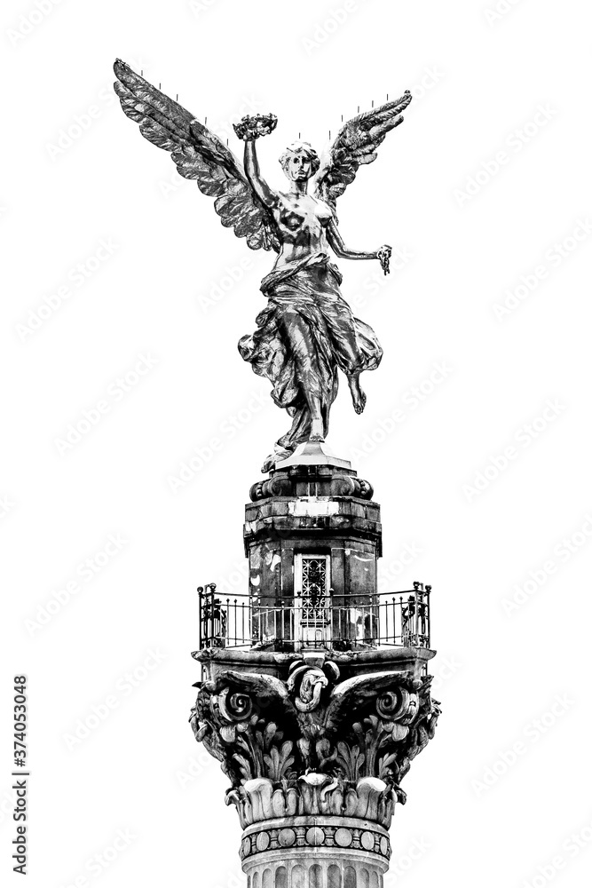 Angel de la independencia contrastado Stock Photo | Adobe Stock