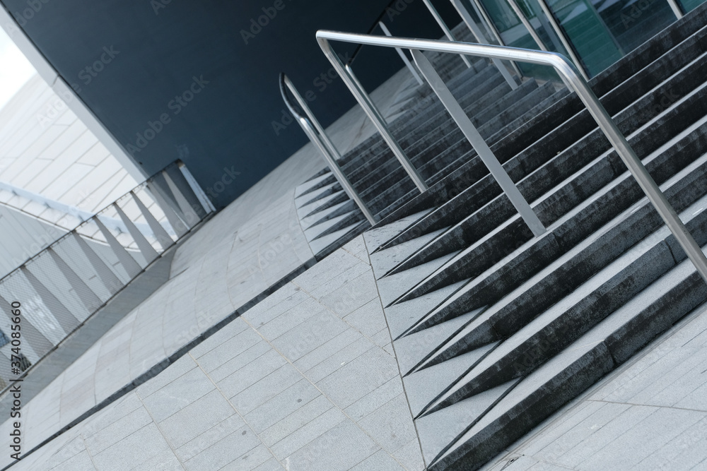 Treppe, Treppenstufen, street photography, Fluchtlinien, Linien ...