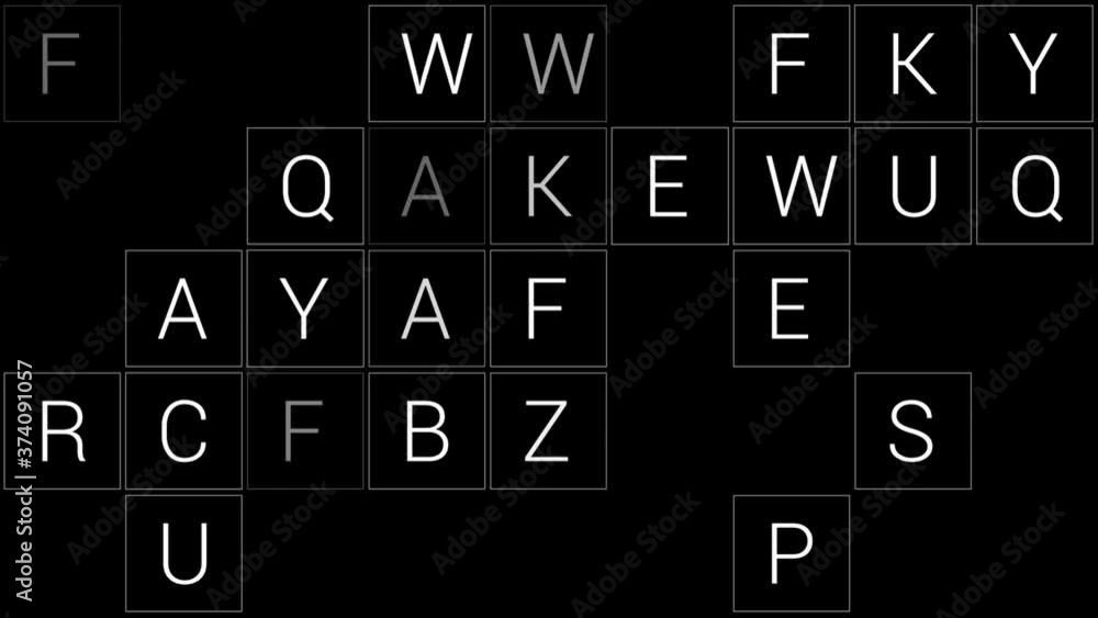 Png Alpha Looping Letters Words Abc Code Password Hacking Effect