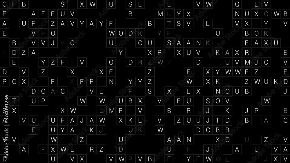 Png Alpha Looping Letters Words Abc Code Password Hacking Effect