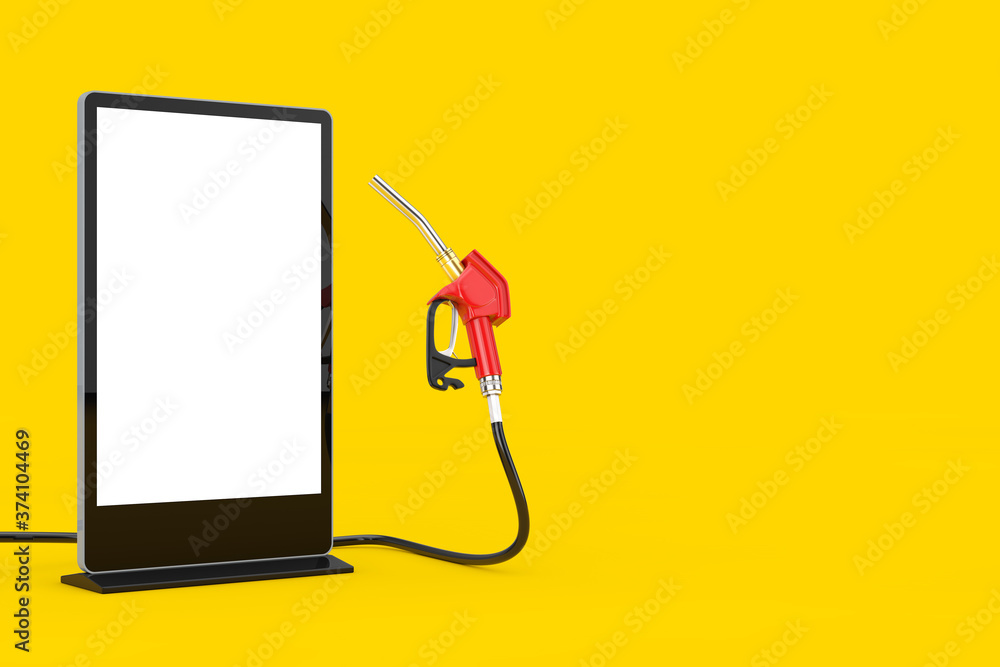Gasoline Pistol Pump Fuel Nozzle, Gas Station Dispenser with Blank ...