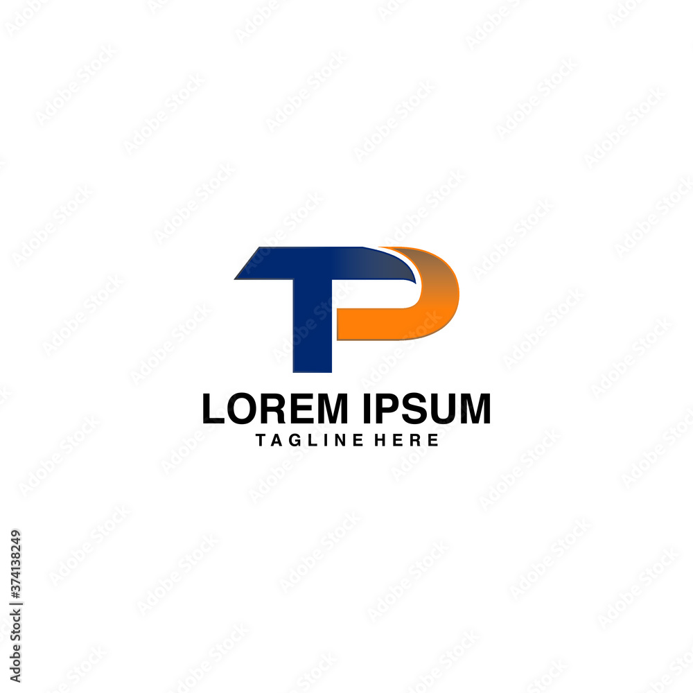 TP logo, Letter T and P logo design combination, P and T icons Stock ...