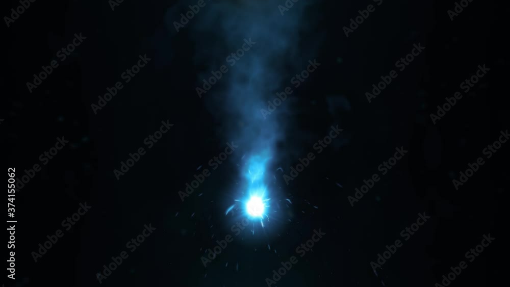 Powerful Vfx Sparks And Blast Explosion With Wiggle Effect/ 4k ...