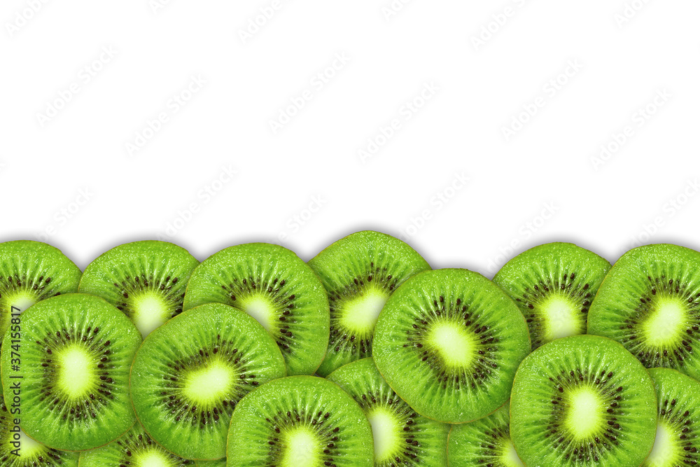 kiwi fruit background Stock Photo | Adobe Stock