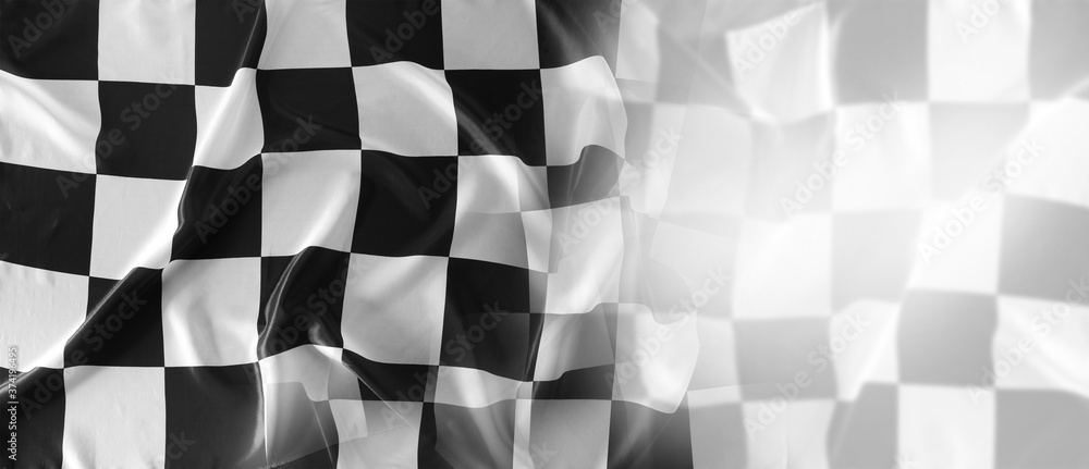 Checkered racing flag Stock Photo | Adobe Stock