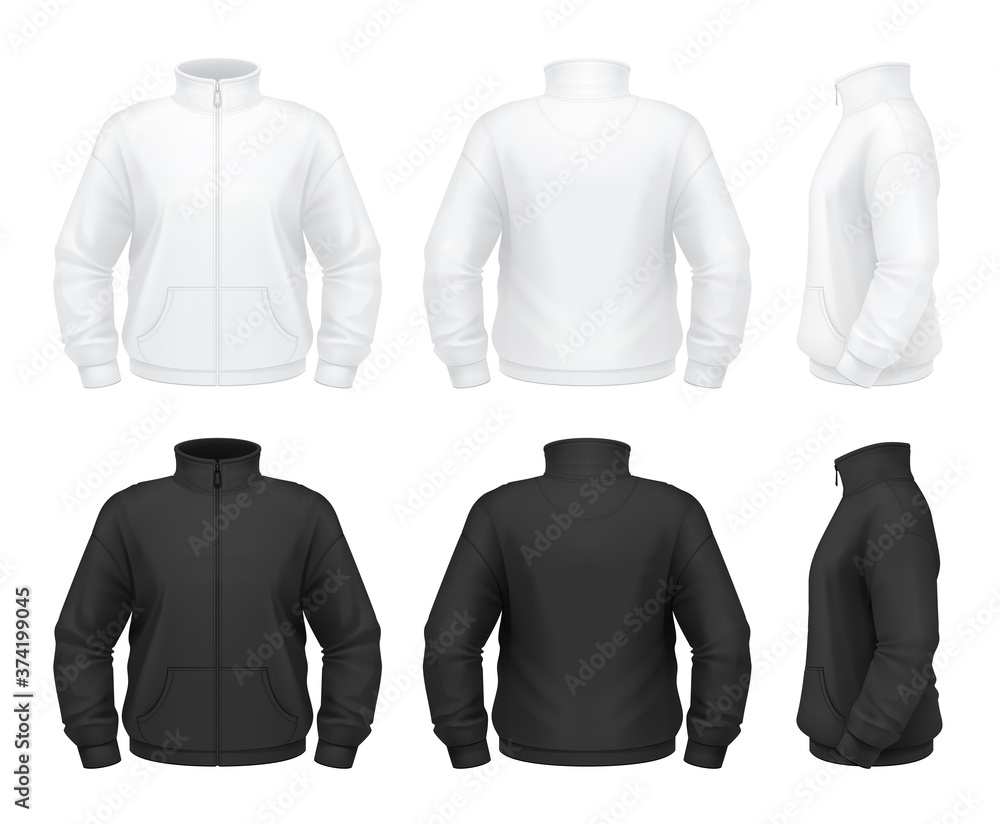 Fleece jacket Stock Vector | Adobe Stock