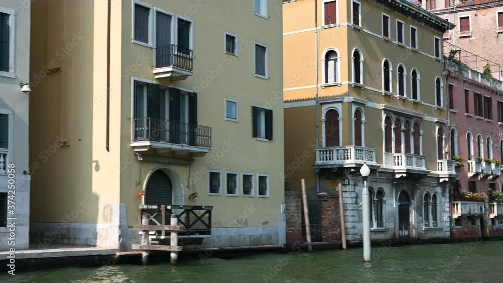 August 2020, Venice-Italy, Walking through the monuments of the ancient ...