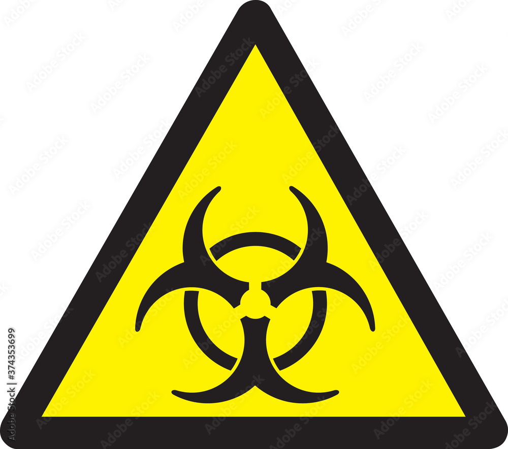 biohazard warning signs and symbols Stock Illustration | Adobe Stock