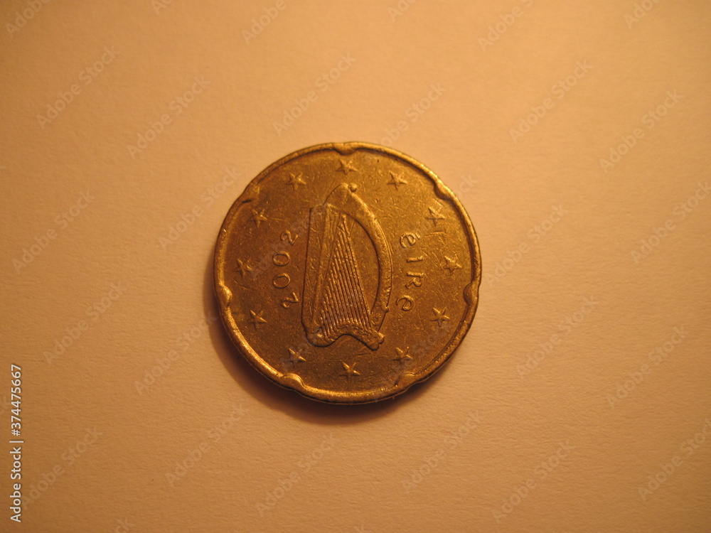 Back view of 50 euro cent 2002. Obverse of coin - Music - The Celtic ...