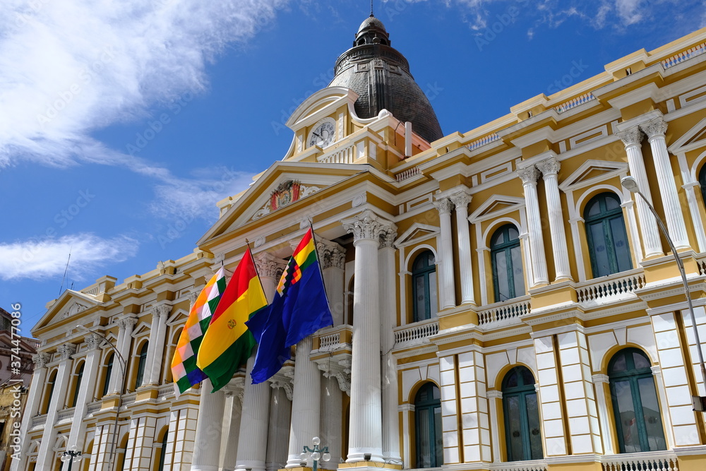 Bolivia La Paz - Legislative Palace of Bolivia - Palacio Legislativo De ...