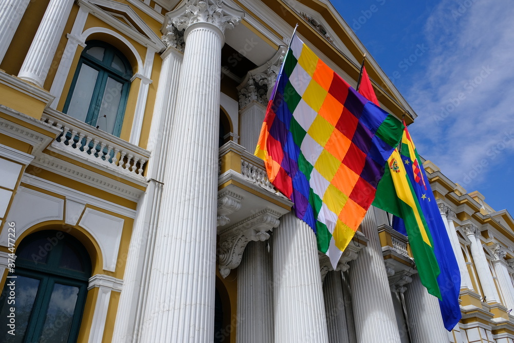 Bolivia La Paz - Legislative Palace of Bolivia - Palacio Legislativo De ...