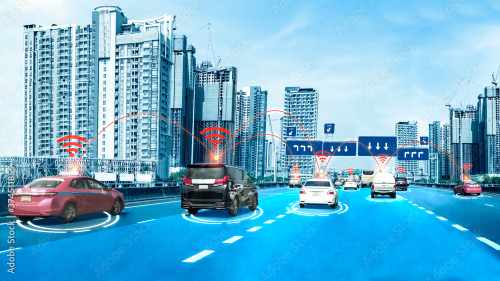 Autonomous car sensor system concept for safety of driverless mode car ...