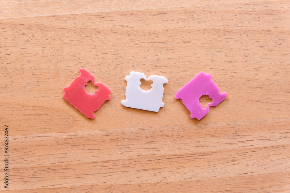 Tag Bread Clip and white background. The color of plastic tags on bread ...