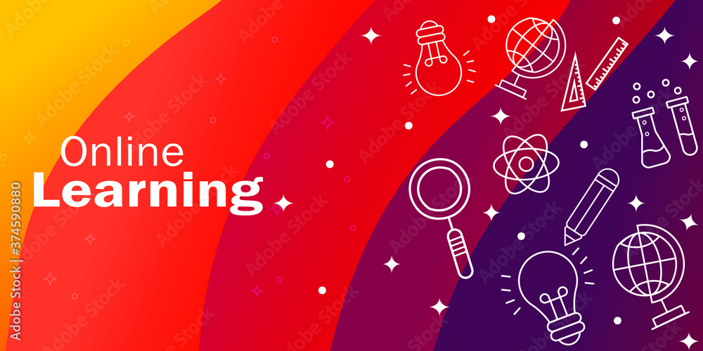 Online education learning landing page | Free Vector graphic ui design ...