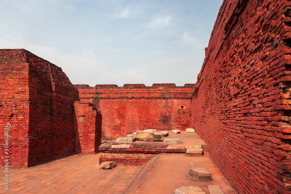 nalanda ruins historic excavated unesco world heritage archaeological ...