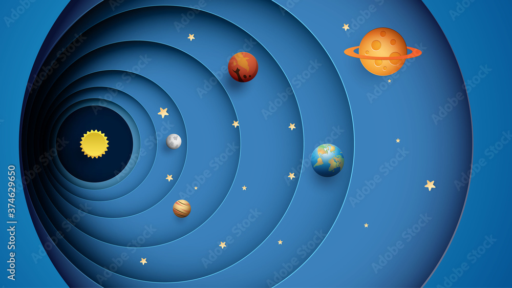 Solar System Paper Model