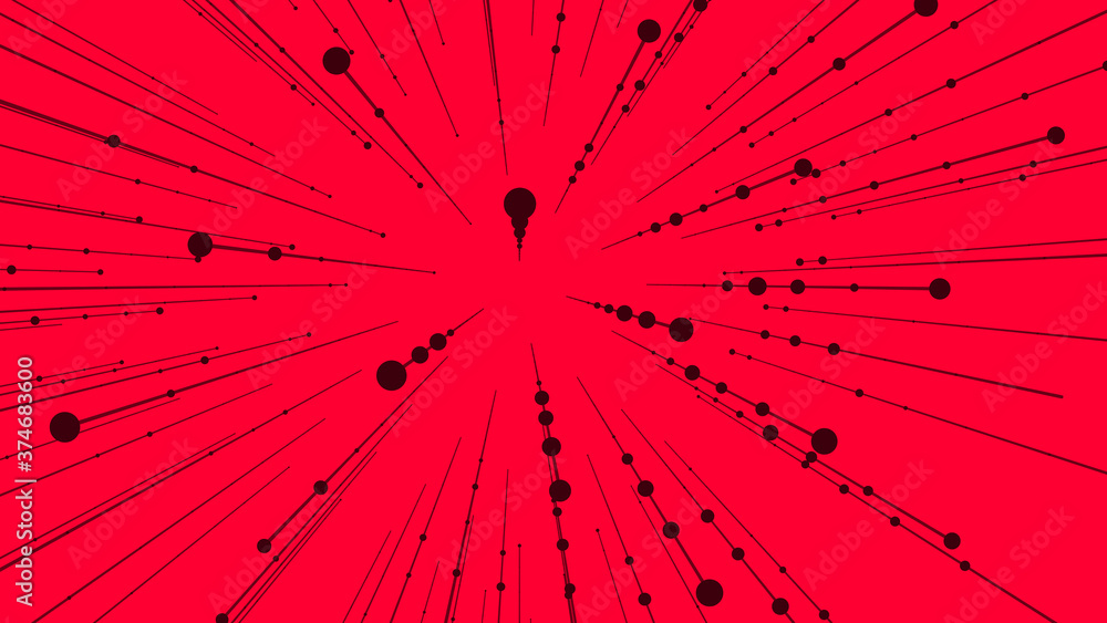 Explosion of lines .Abstract technology background of lines. Stock ...