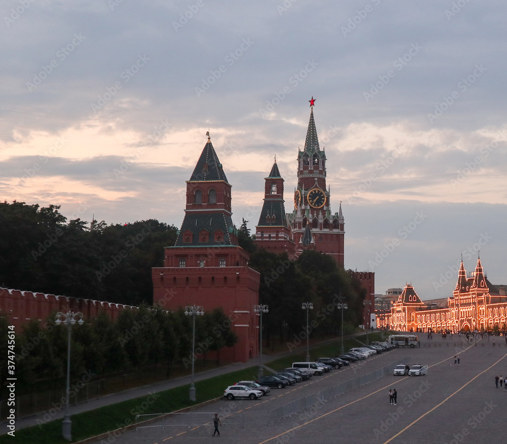 red square in moscow russia Stock Photo | Adobe Stock