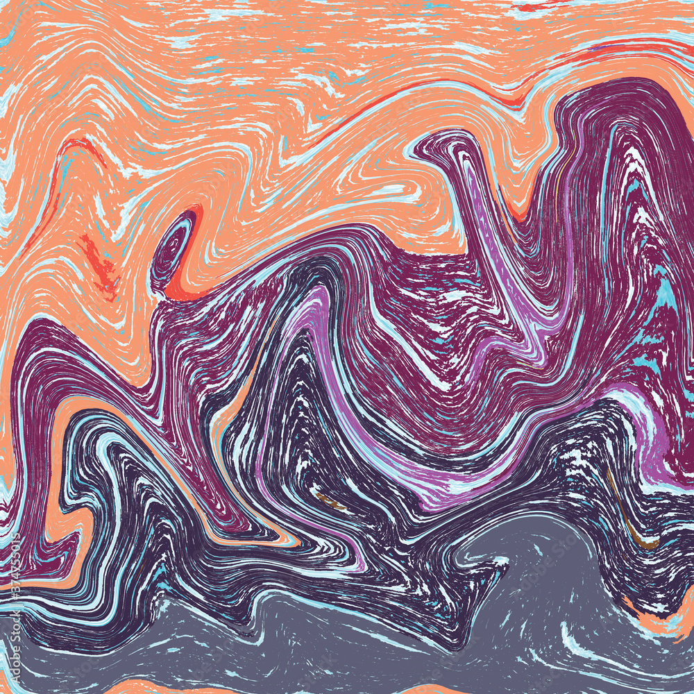 Fluid art texture. Background with abstract swirling paint effect ...