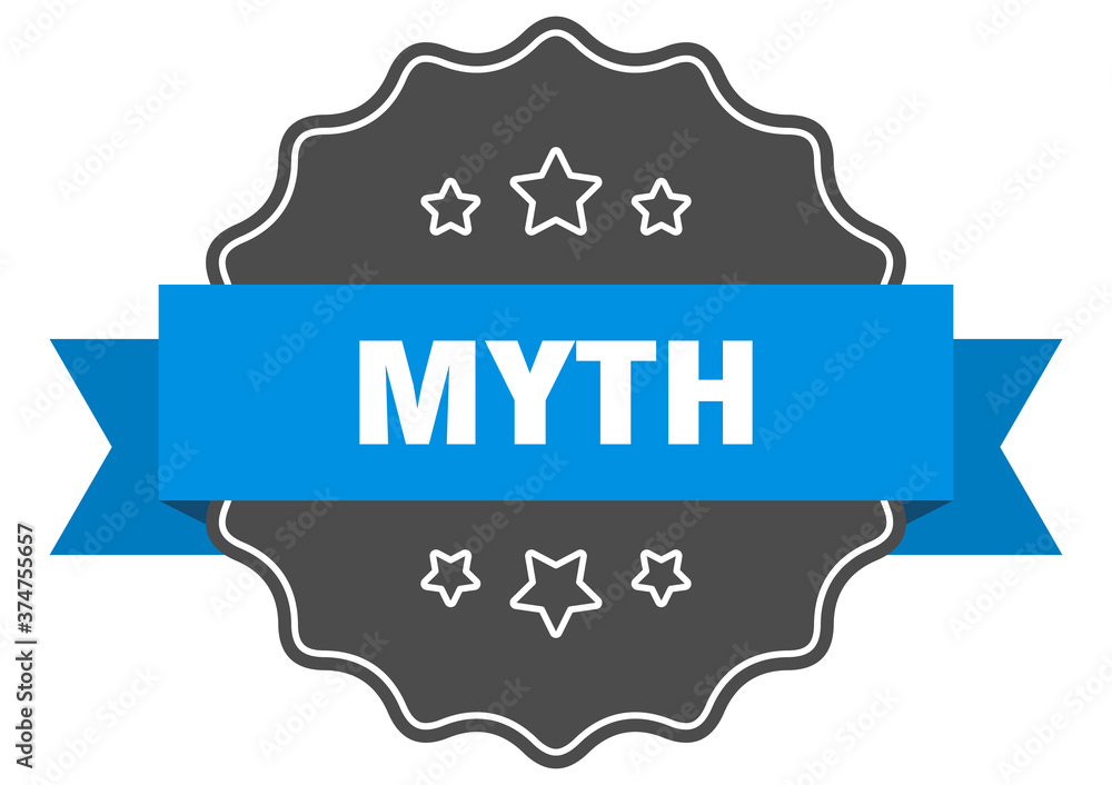 myth label. myth isolated seal. sticker. sign Stock Vector | Adobe Stock