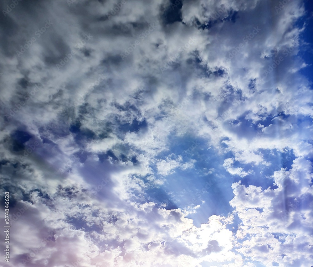 Angelic clouds and light photographed in South Africa Stock Photo ...