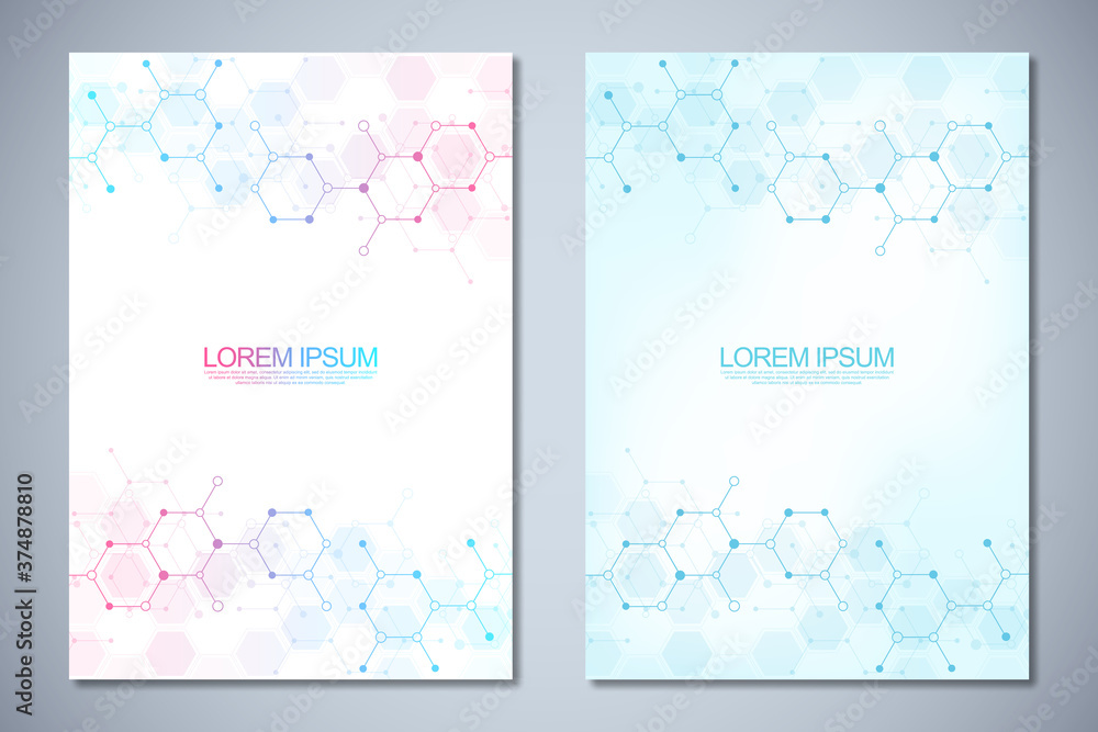 Template brochure or cover book, page layout, flyer design with ...