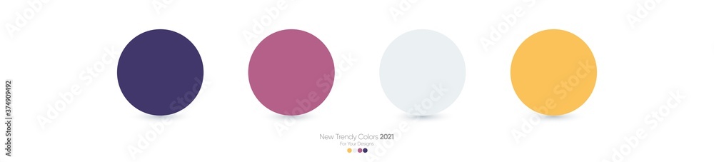 Trendy Pantone color palette 2021 for fashion, home, interiors design ...