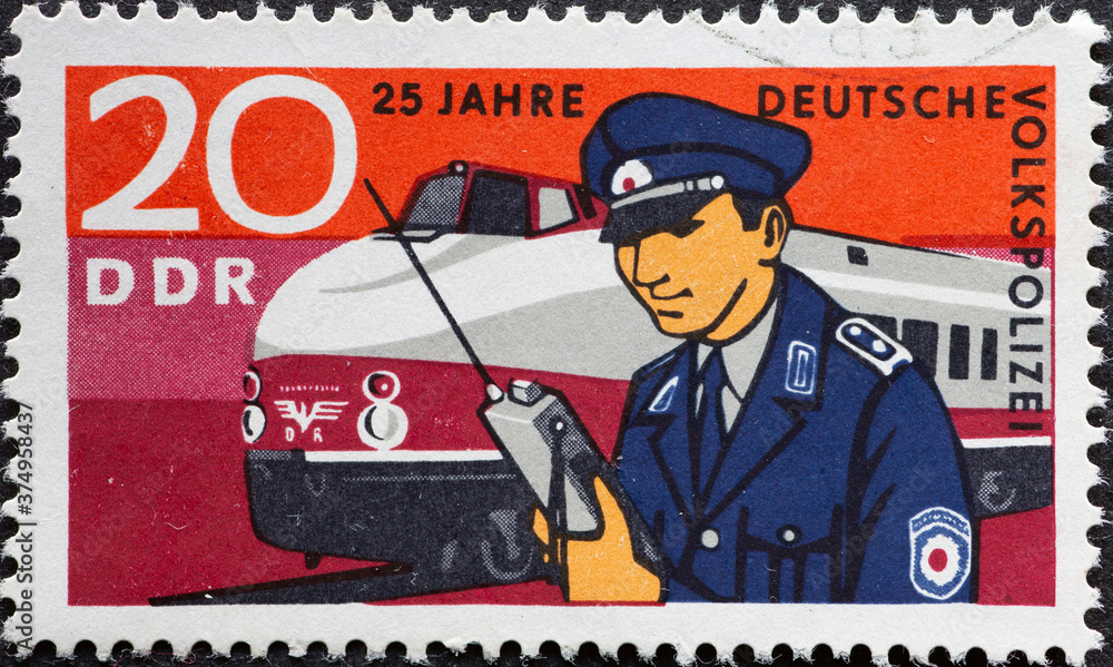 GERMANY, DDR - CIRCA 1970: a postage stamp from Germany, GDR showing a ...