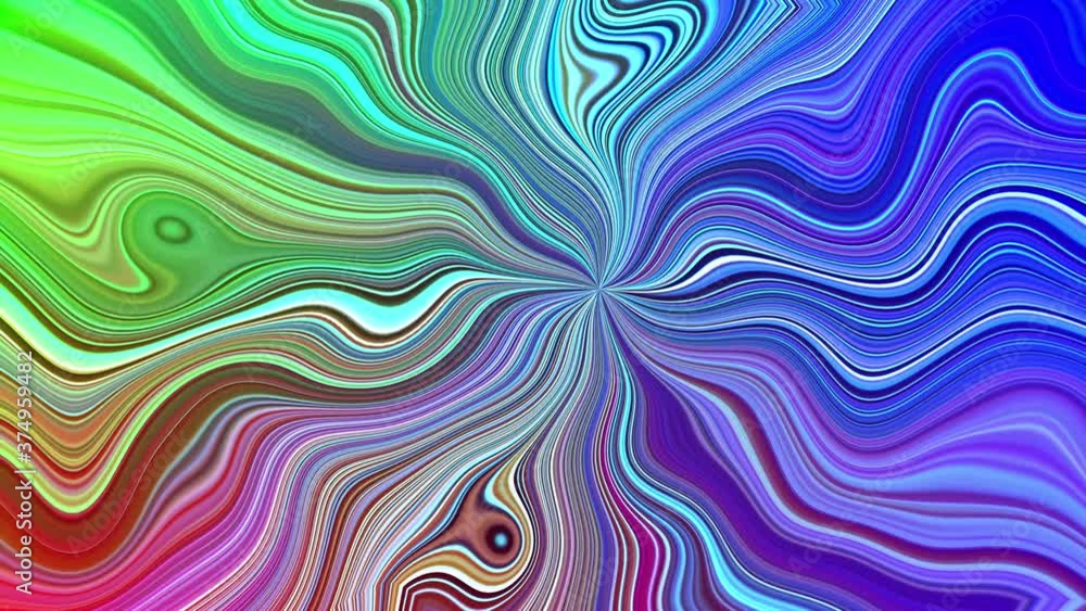 Kaleidoscope Style Background_Animated Background__Multicolored Rainbow ...
