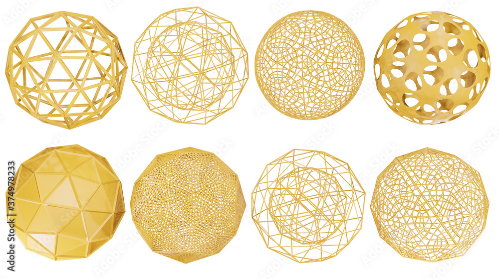 Spherical 3D illustration with connection lines Global digital ...