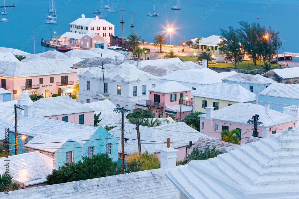 Bermuda, Atlantic Ocean, St George's Parish, historic town of St ...