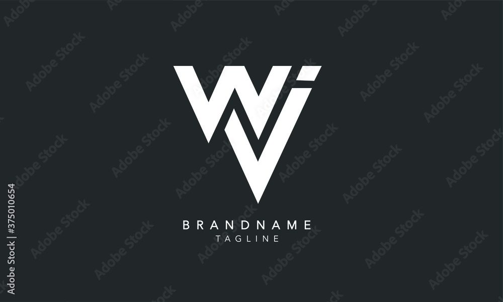 Alphabet letters Initials Monogram logo WJ, JW, W and J Stock Vector ...