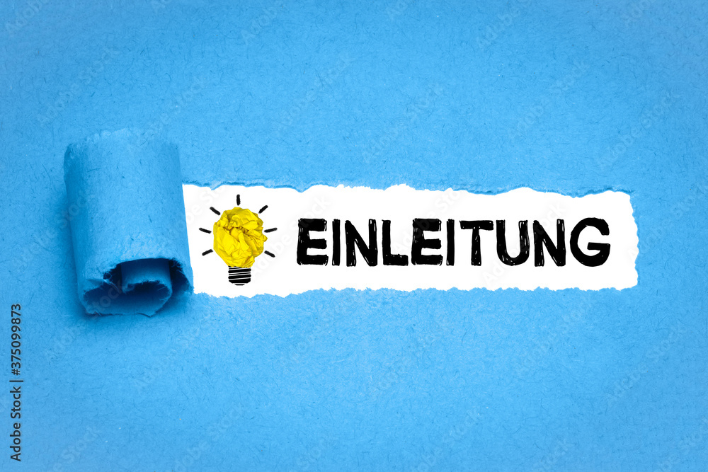 Einleitung Stock-Foto | Adobe Stock