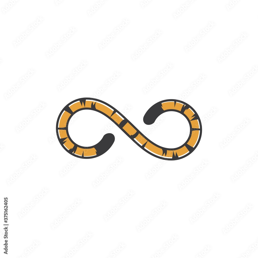 Tiger Tail Vector