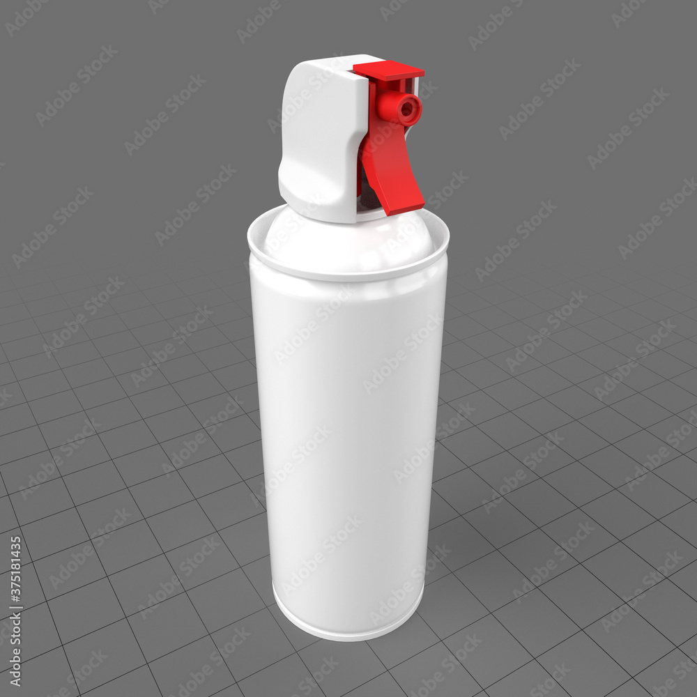 Compressed air can Stock 3D asset | Adobe Stock