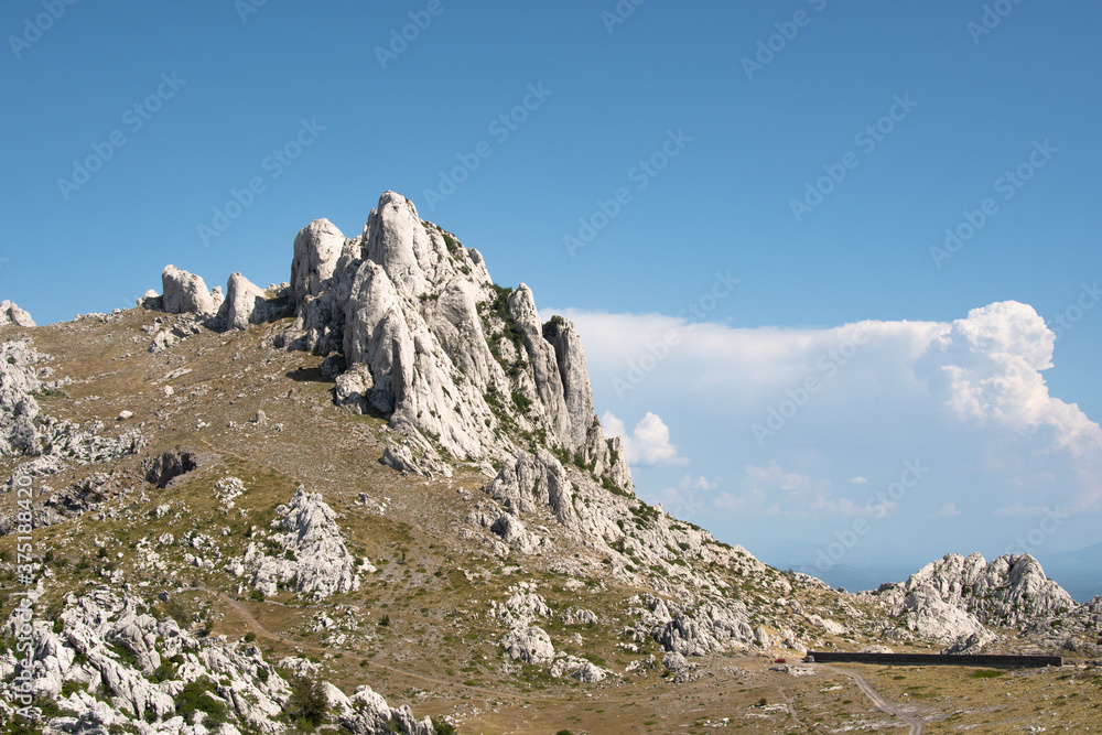 Tulove grede are a strange karst phenomenon on Velebit Nature Park ...