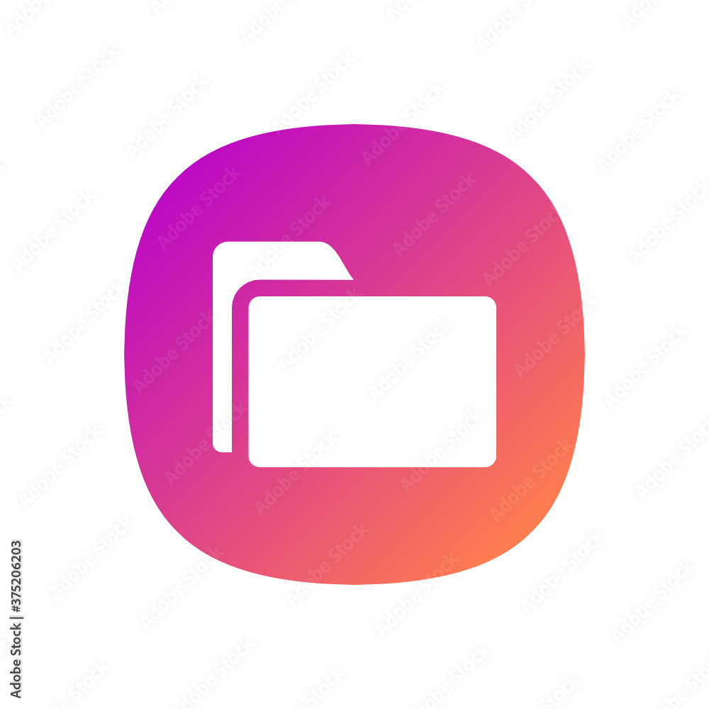 File Container - App Stock Vector | Adobe Stock
