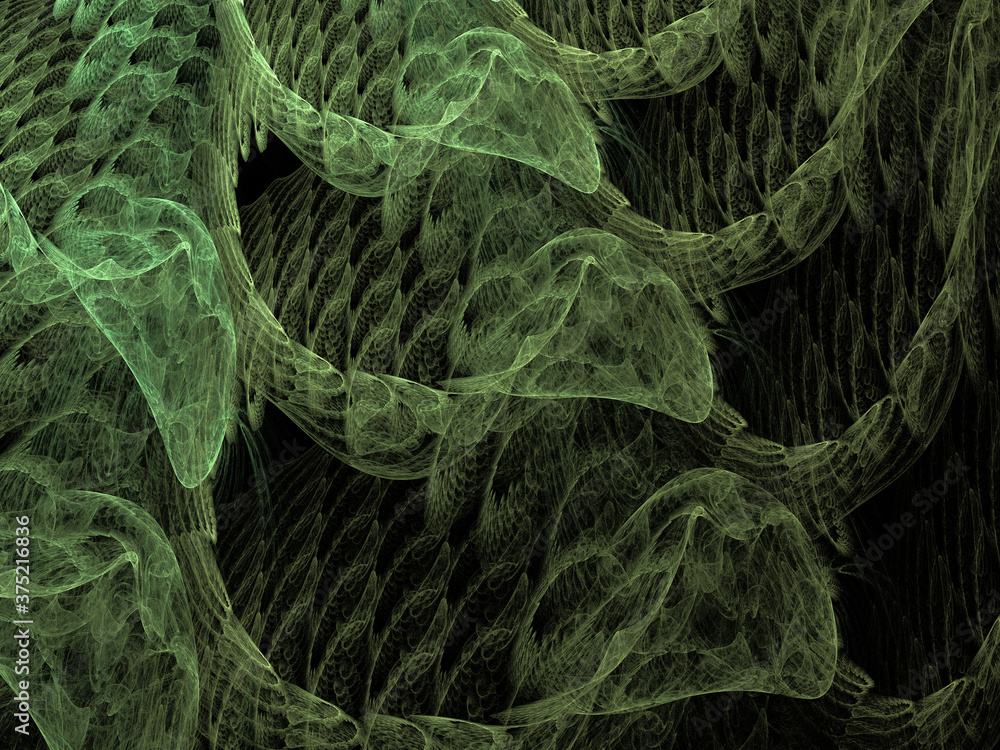 Abstract Computer generated Fractal design. A fractal is a never-ending ...