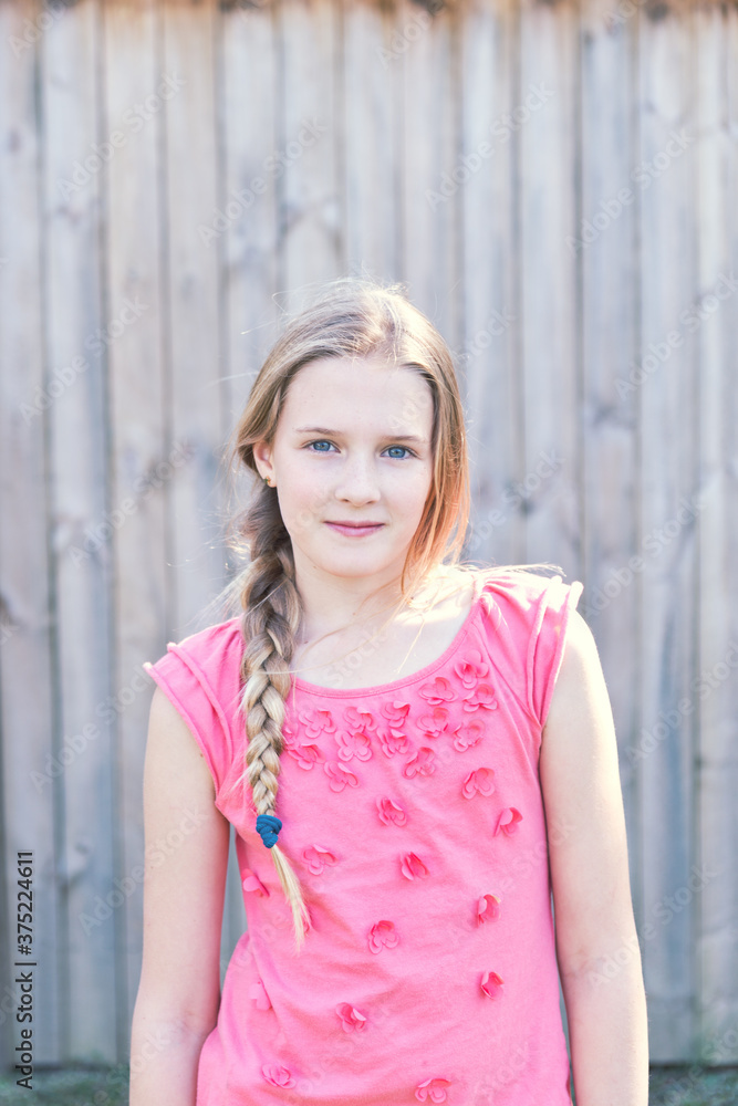 tween girl Stock Photo | Adobe Stock