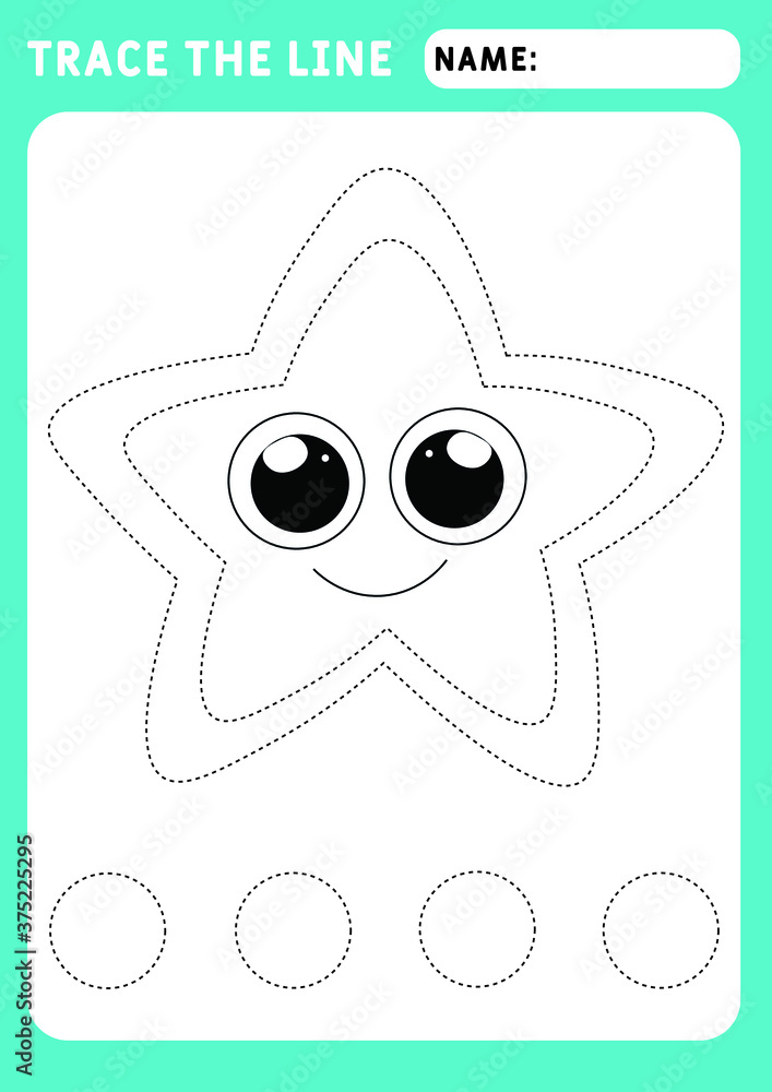 Dotted Line Tracing Worksheets